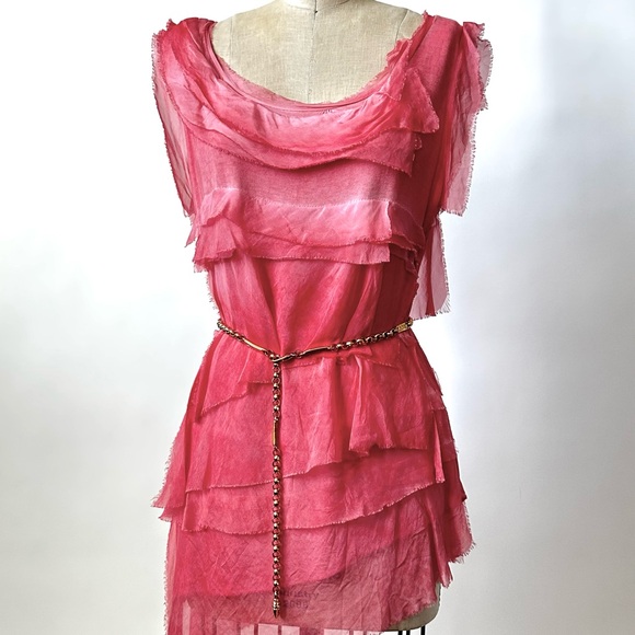 Vintage | Dresses | Vintage 200s Sexy Dyed Italian Silk Mini Dress ...